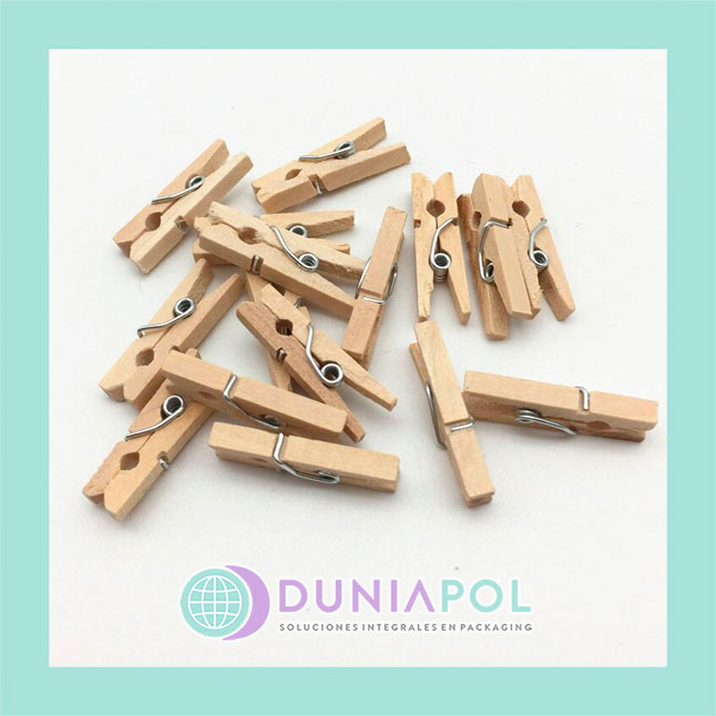 BROCHES MADERA 25mm (x50) - Dunia Pol